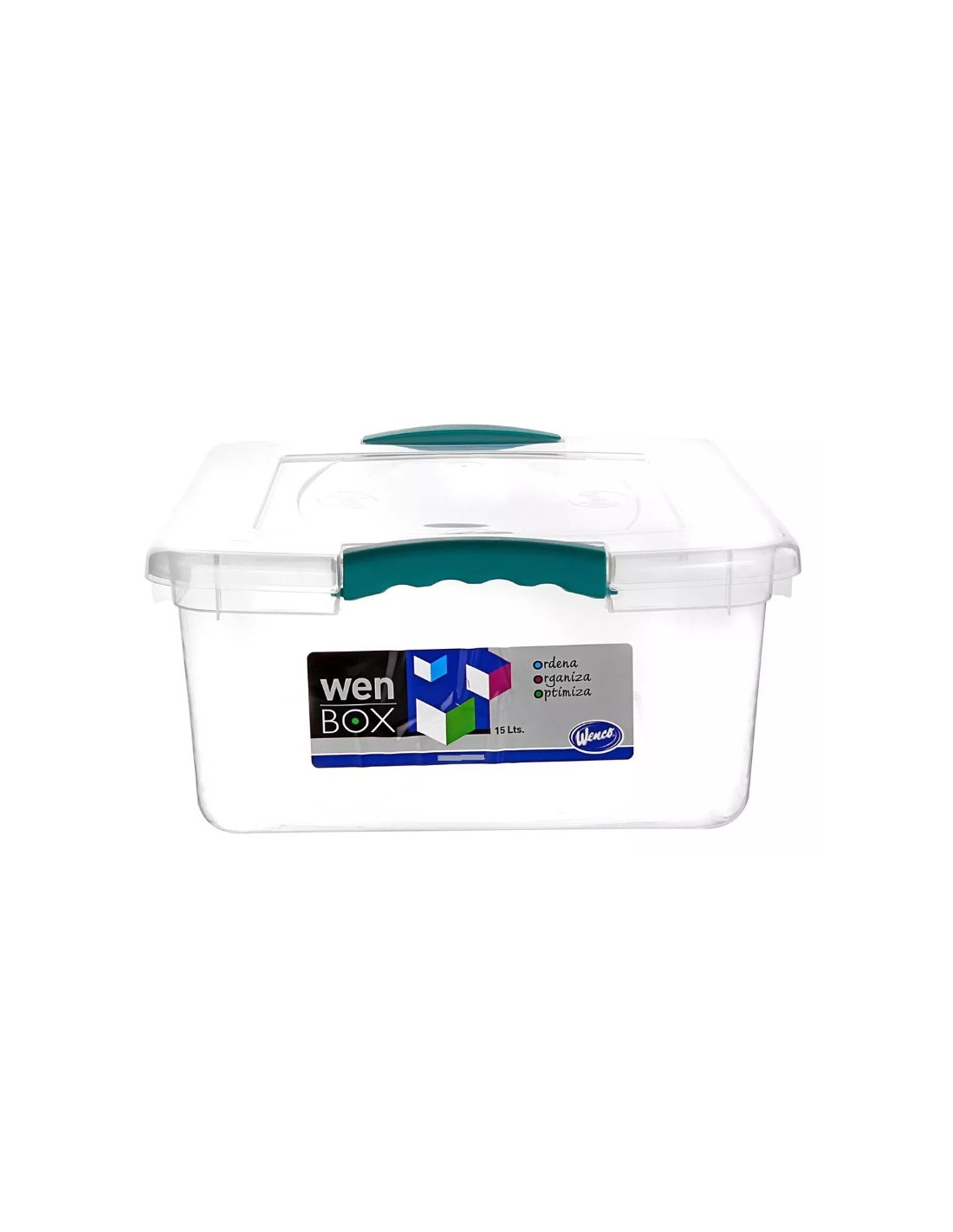 Caja Organizadora Wenbox 15 Litros Transparente Wenco